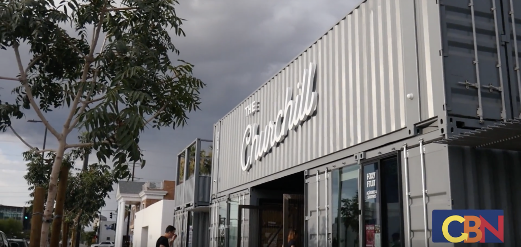 Repurposed shipping container project values local business - Chamber ...
